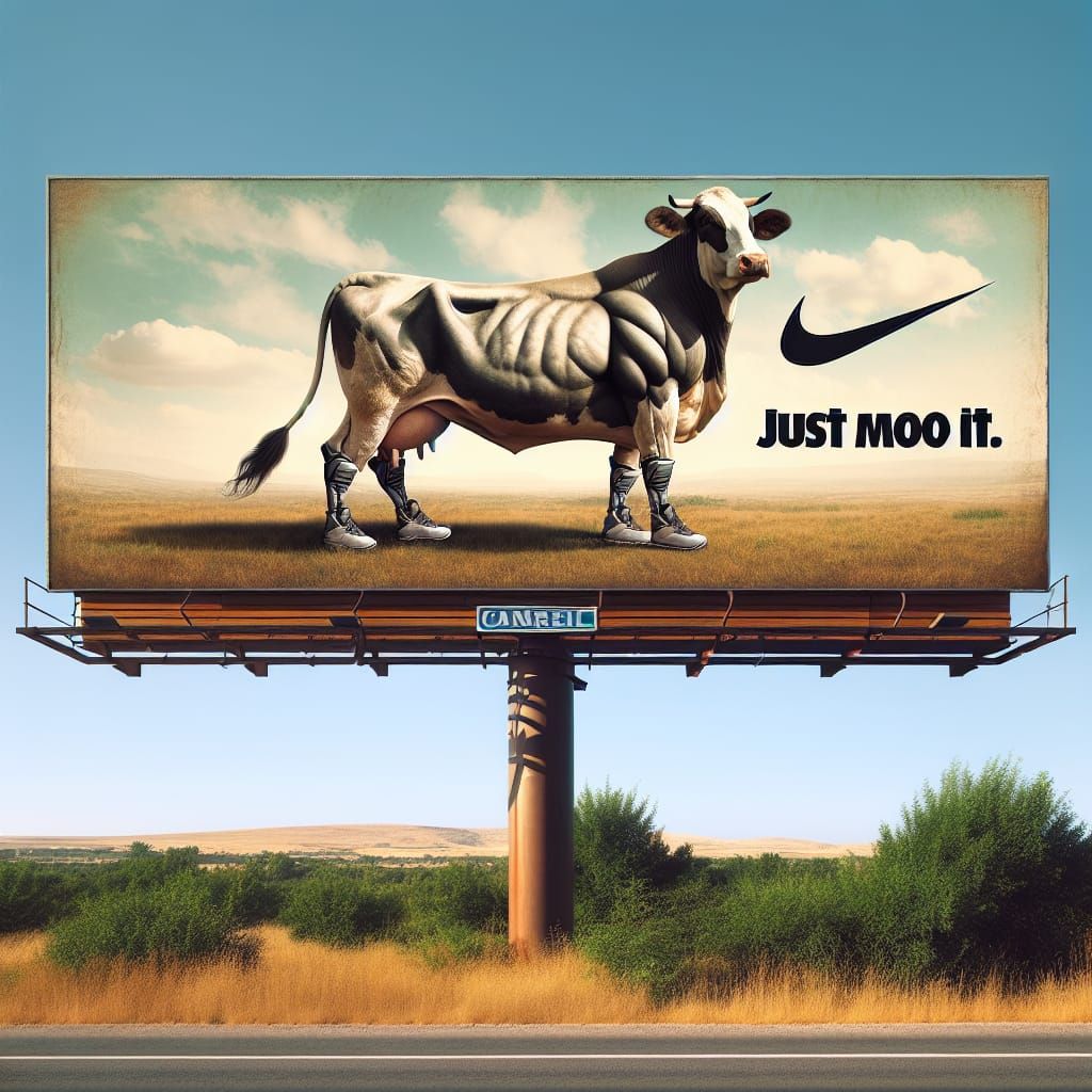Just Moo It! - AI Generated Artwork - NightCafe Creator