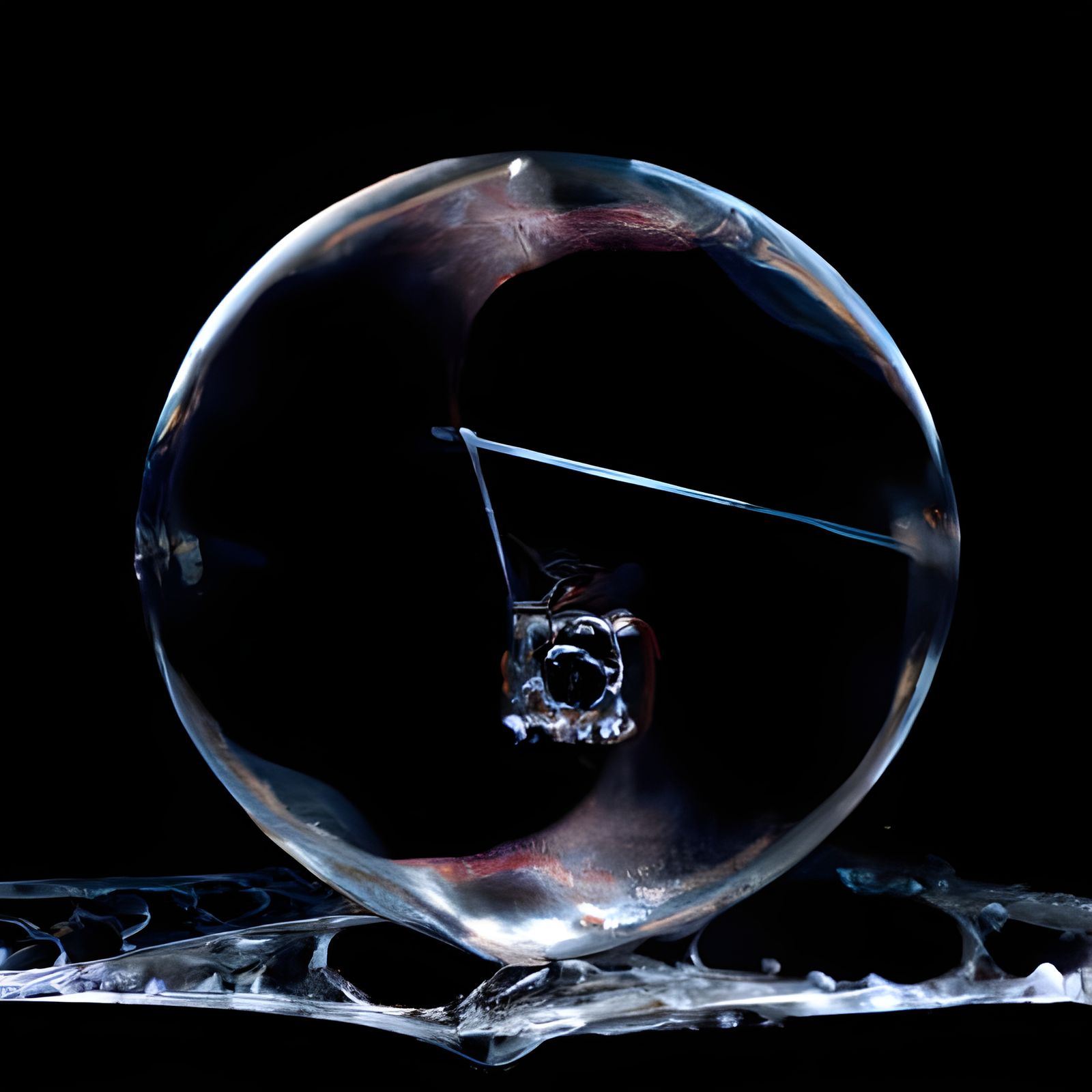 Quantum singularity trapped inside a bubble 3 - AI Generated Artwork ...