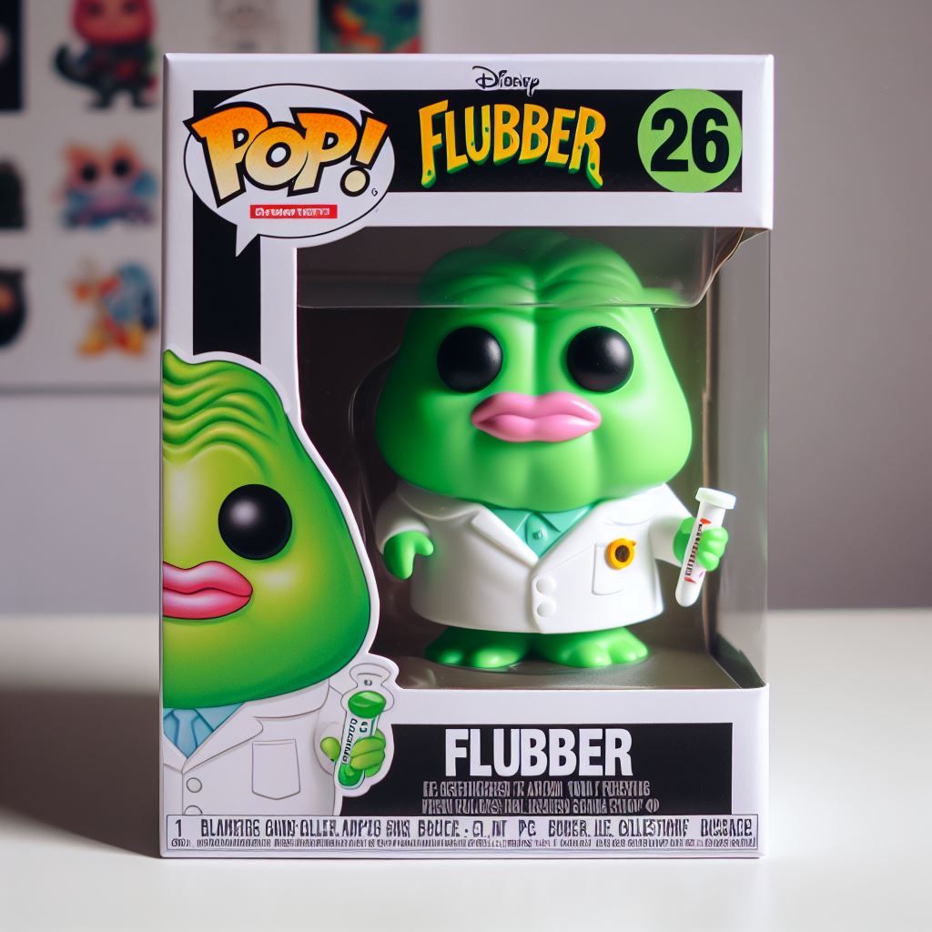 Flubber Funko Pop - AI Generated Artwork - NightCafe Creator