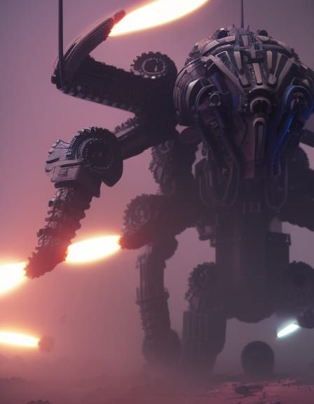 Cthulhu Mech (Ver 6) [Evolved #1] - AI Generated Artwork - NightCafe ...