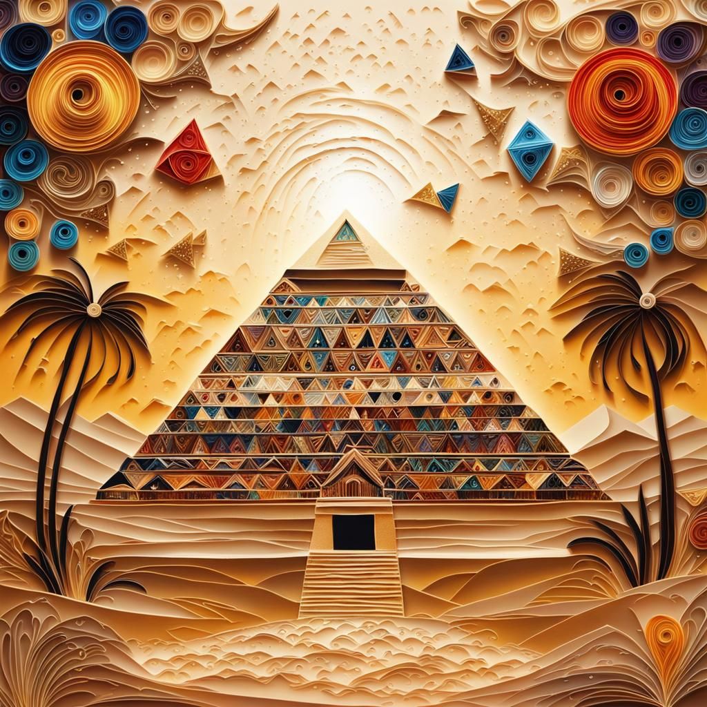 Pyramid - AI Generated Artwork - NightCafe Creator