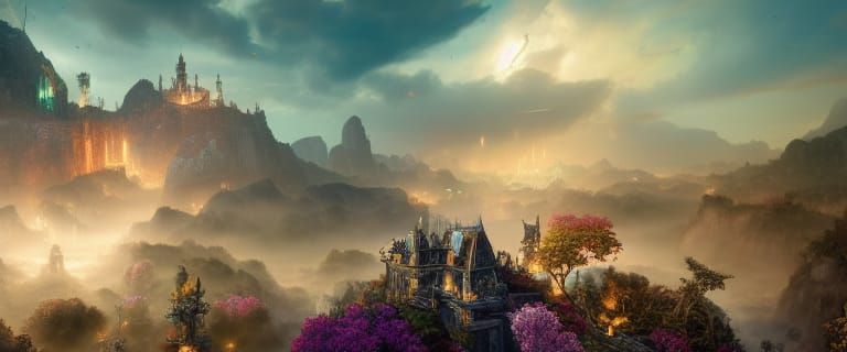 16k UHD fantastical fantasy epic cinematography Magnum opus masterpiece ...