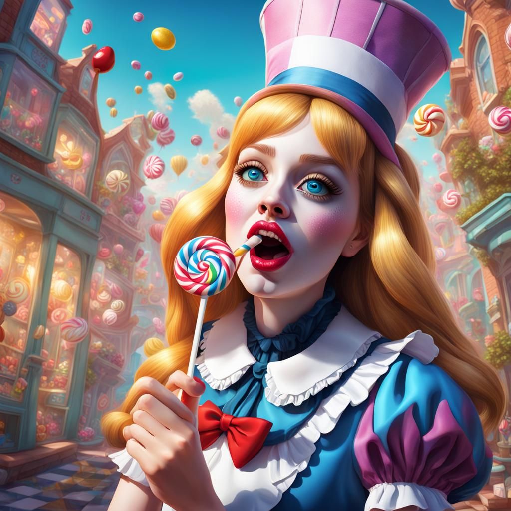 Alice in wonderland - AI Generated Artwork - NightCafe Creator