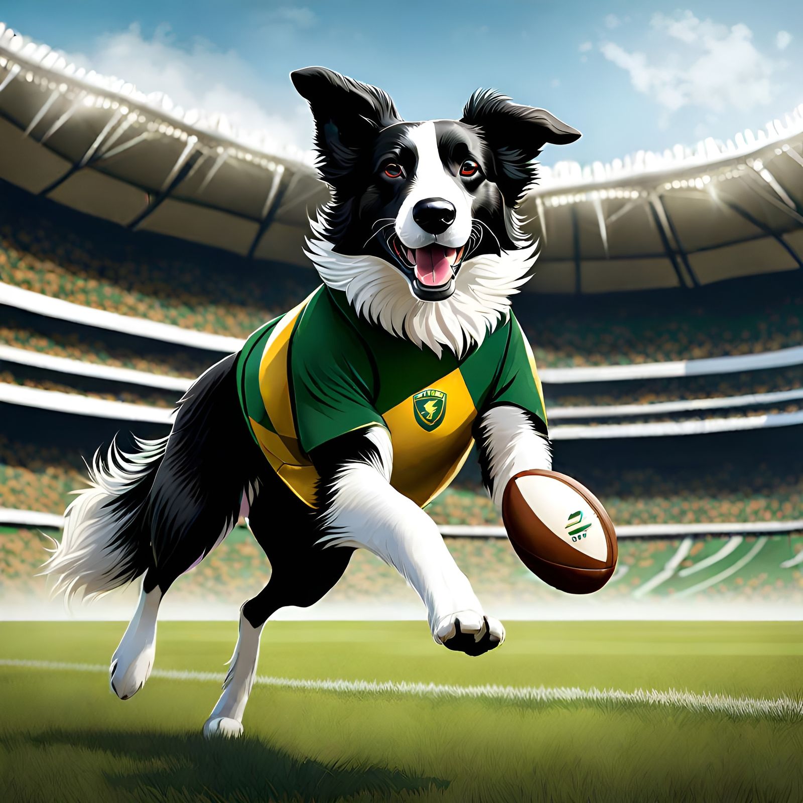 Rugby World Cup Ready - AI Generated Artwork - NightCafe Creator