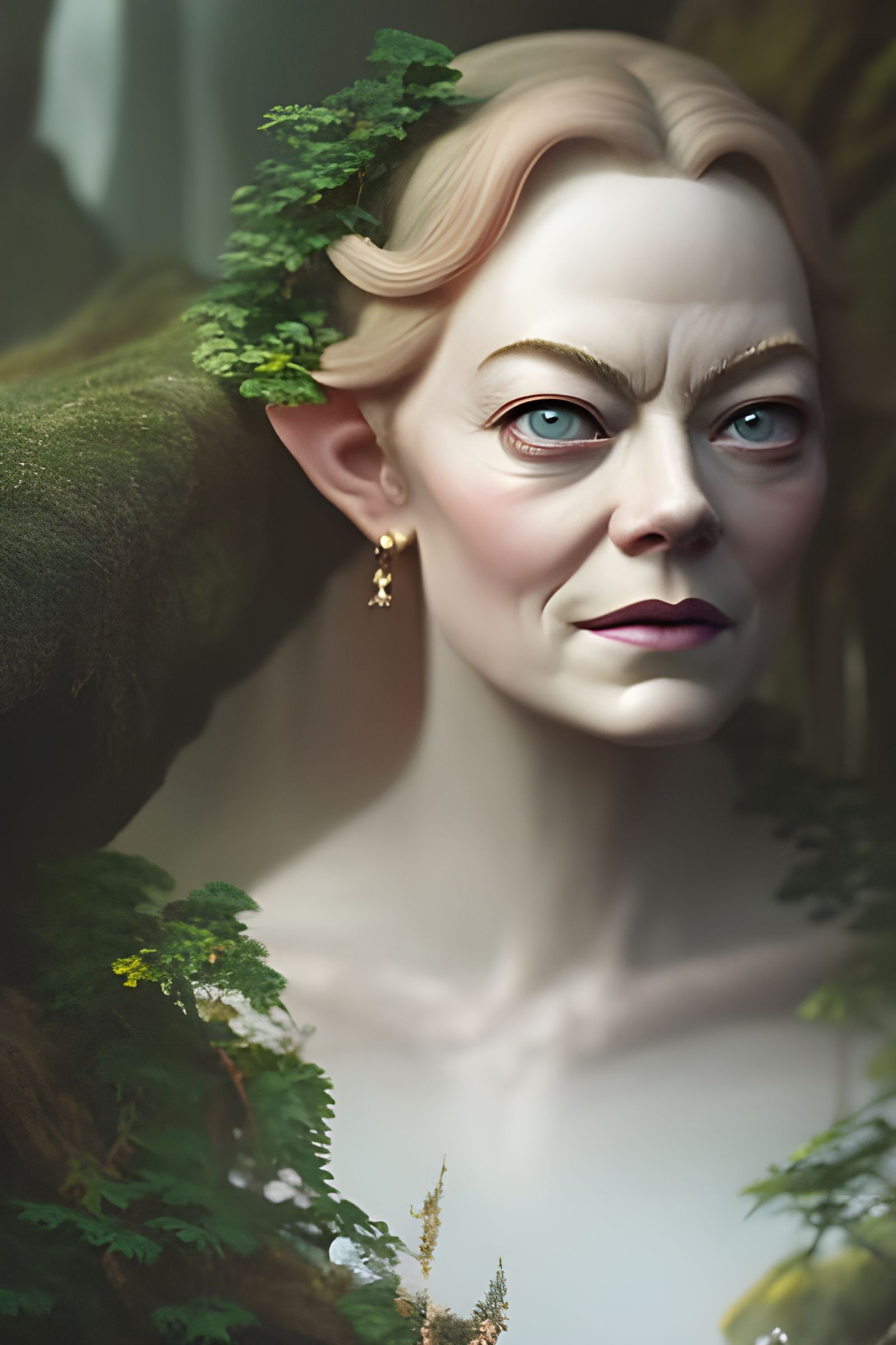 Aging Elf Queen - AI Generated Artwork - NightCafe Creator