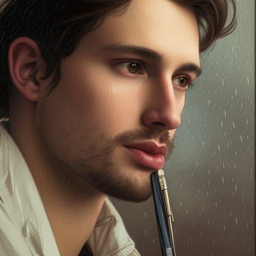 Male Portrait 5 - AI Generated Artwork - NightCafe Creator