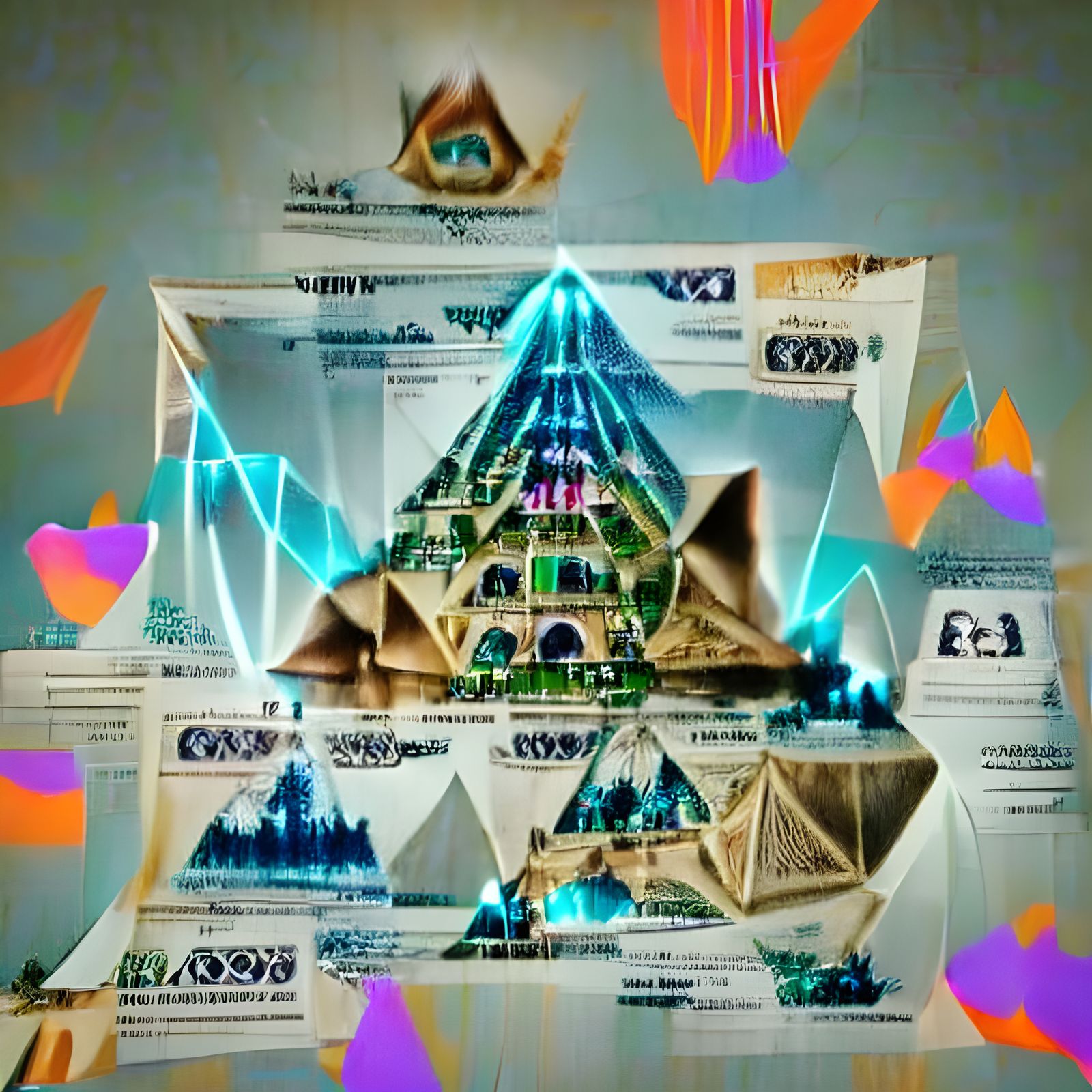 Pyramid Scheme - AI Generated Artwork - NightCafe Creator