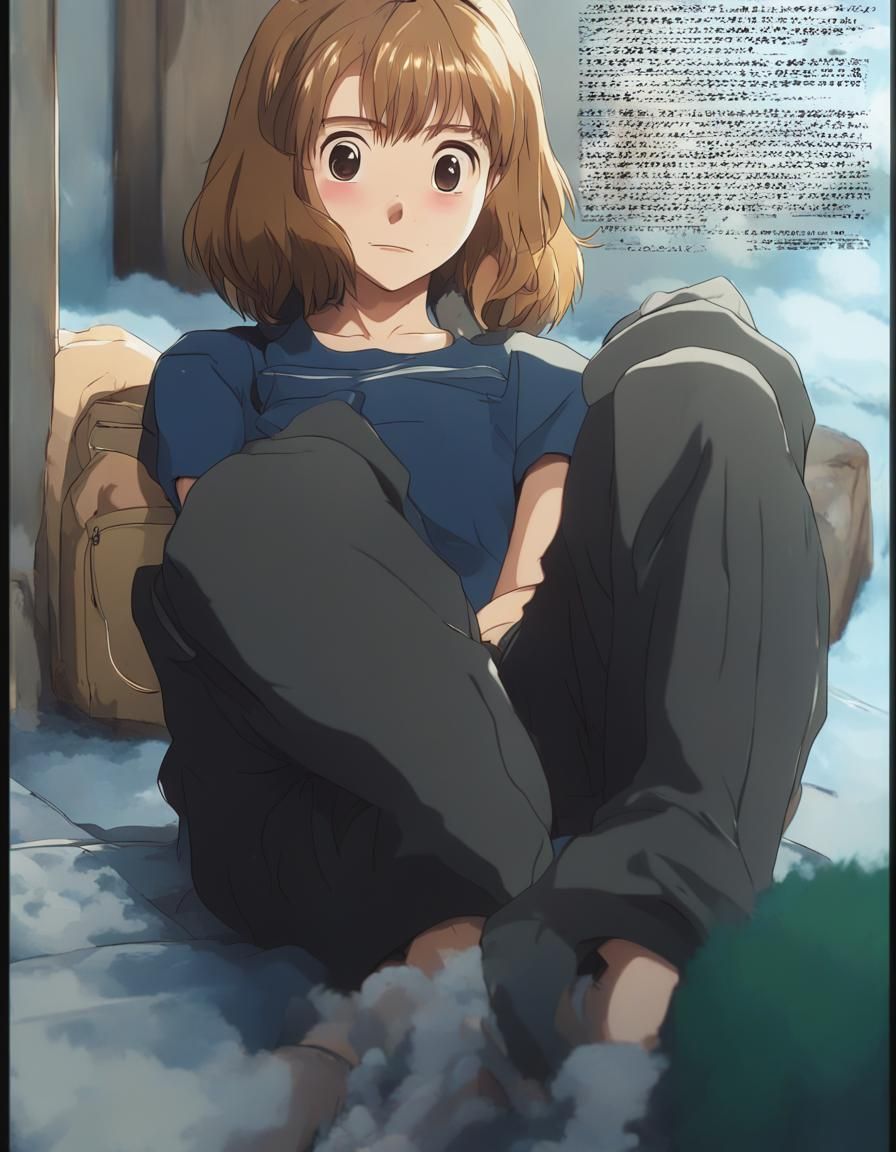 Feet Studio Ghibli, Anime Key Visual, by Makoto Shinkai, Deep Color ...