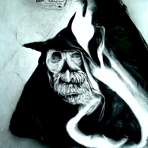Wizard of Death - AI Generated Artwork - NightCafe Creator