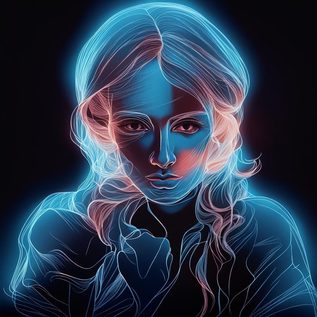 Neoart pretty Woman - AI Generated Artwork - NightCafe Creator