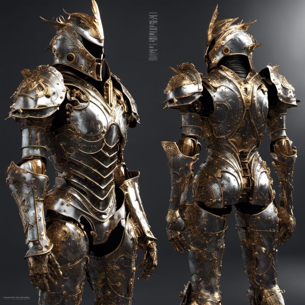 Fullbody Protrait of Noble Armor - AI Generated Artwork - NightCafe Creator