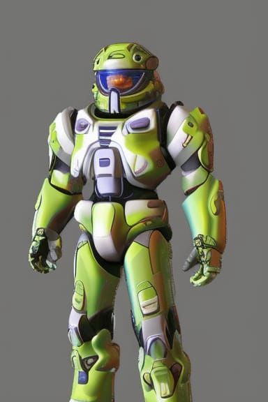 Master Chief Action Figure - AI Generated Artwork - NightCafe Creator