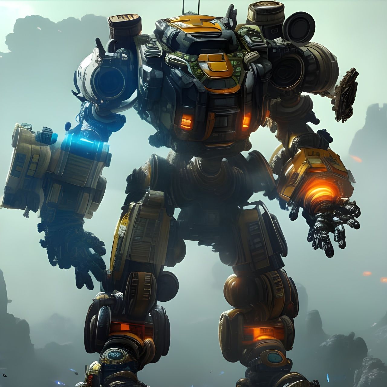 Mech 2 - AI Generated Artwork - NightCafe Creator