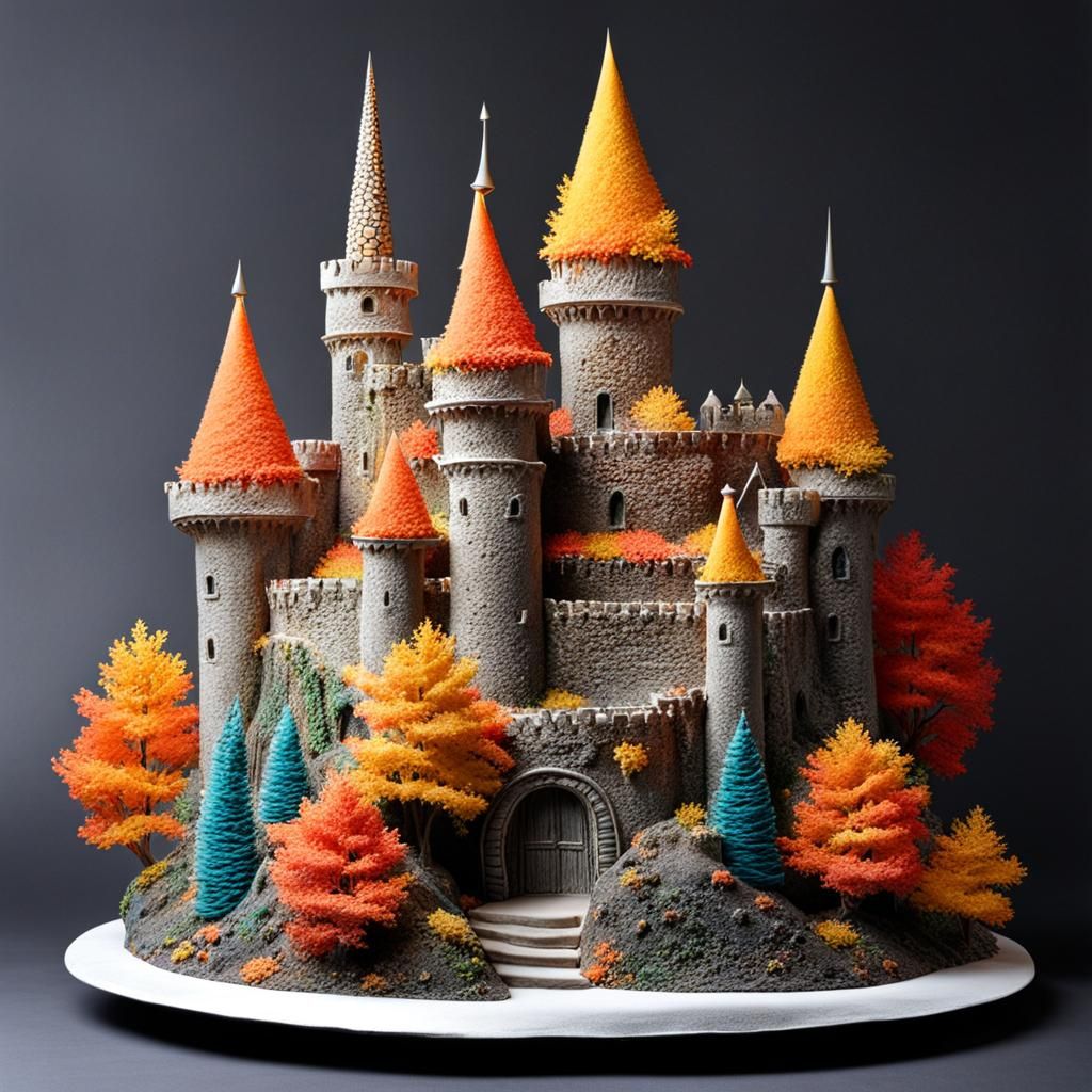 Castle Cake - AI Generated Artwork - NightCafe Creator