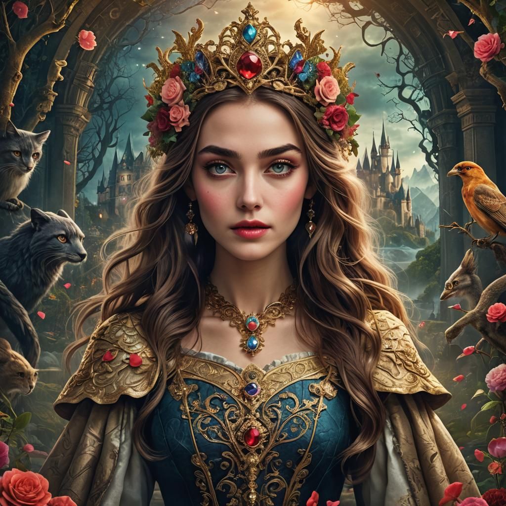 Beautiful Fantasy Princess 2 - AI Generated Artwork - NightCafe Creator