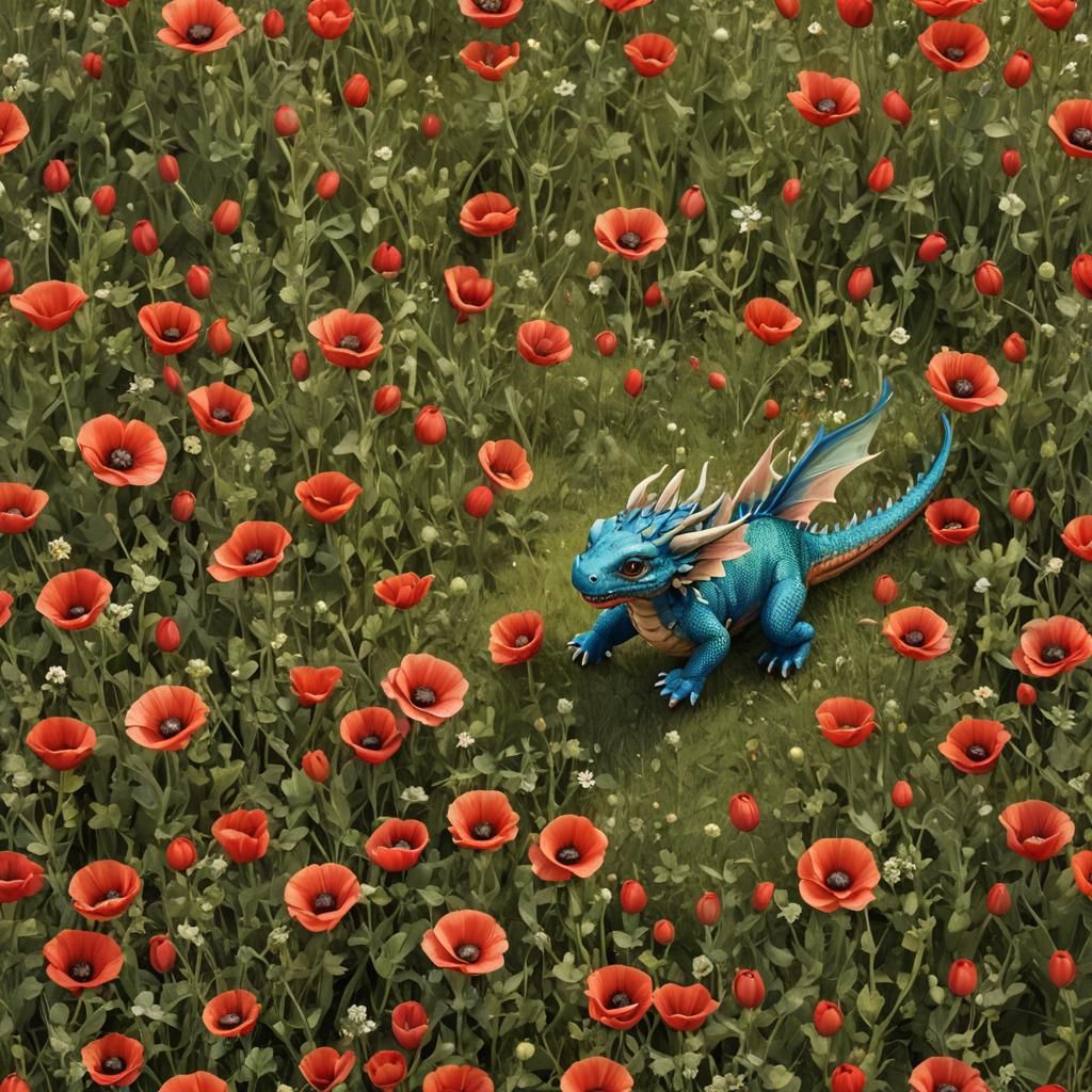 dragon Fields - AI Generated Artwork - NightCafe Creator