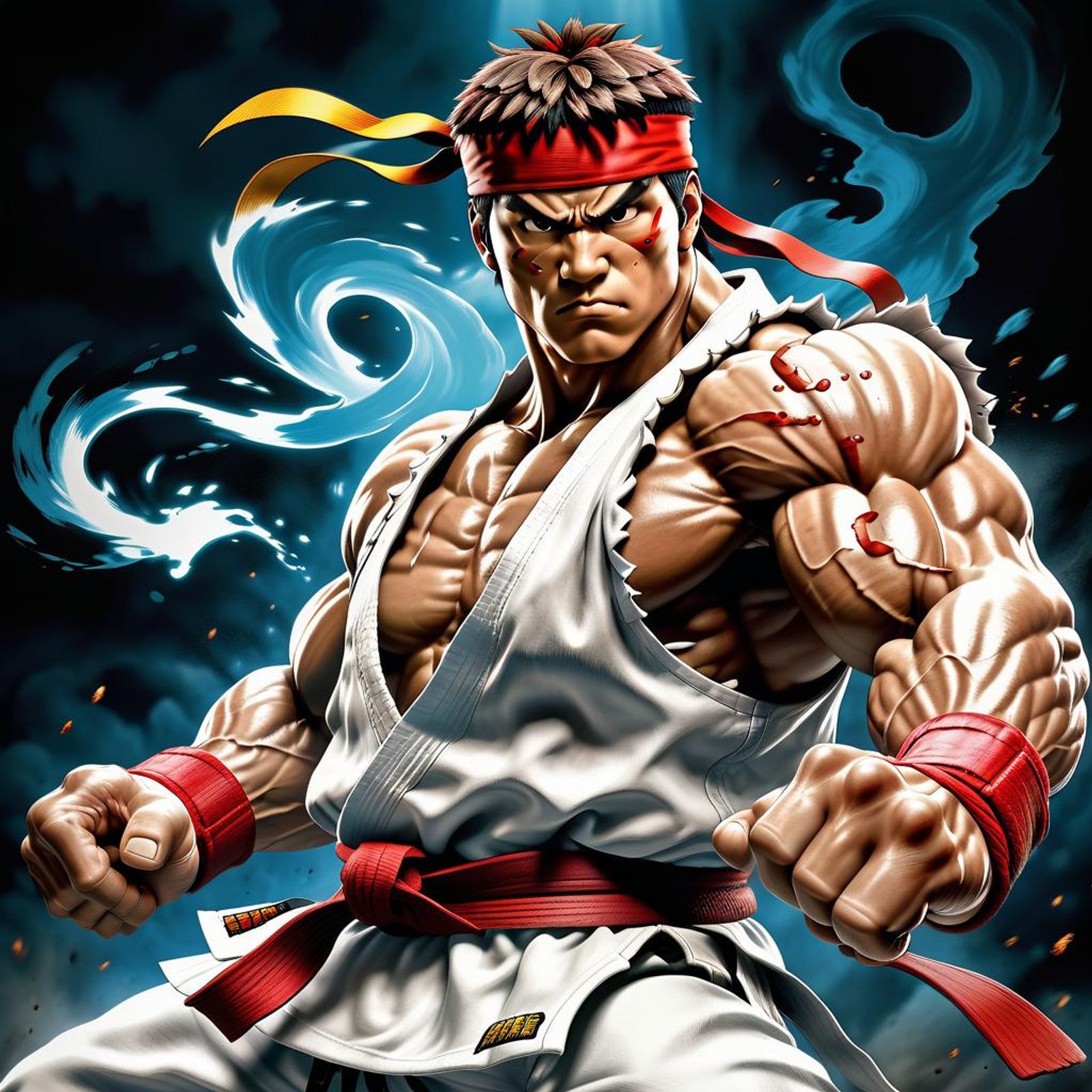 Street Fighter Character ~ Hàoyú - AI Generated Artwork - NightCafe Creator