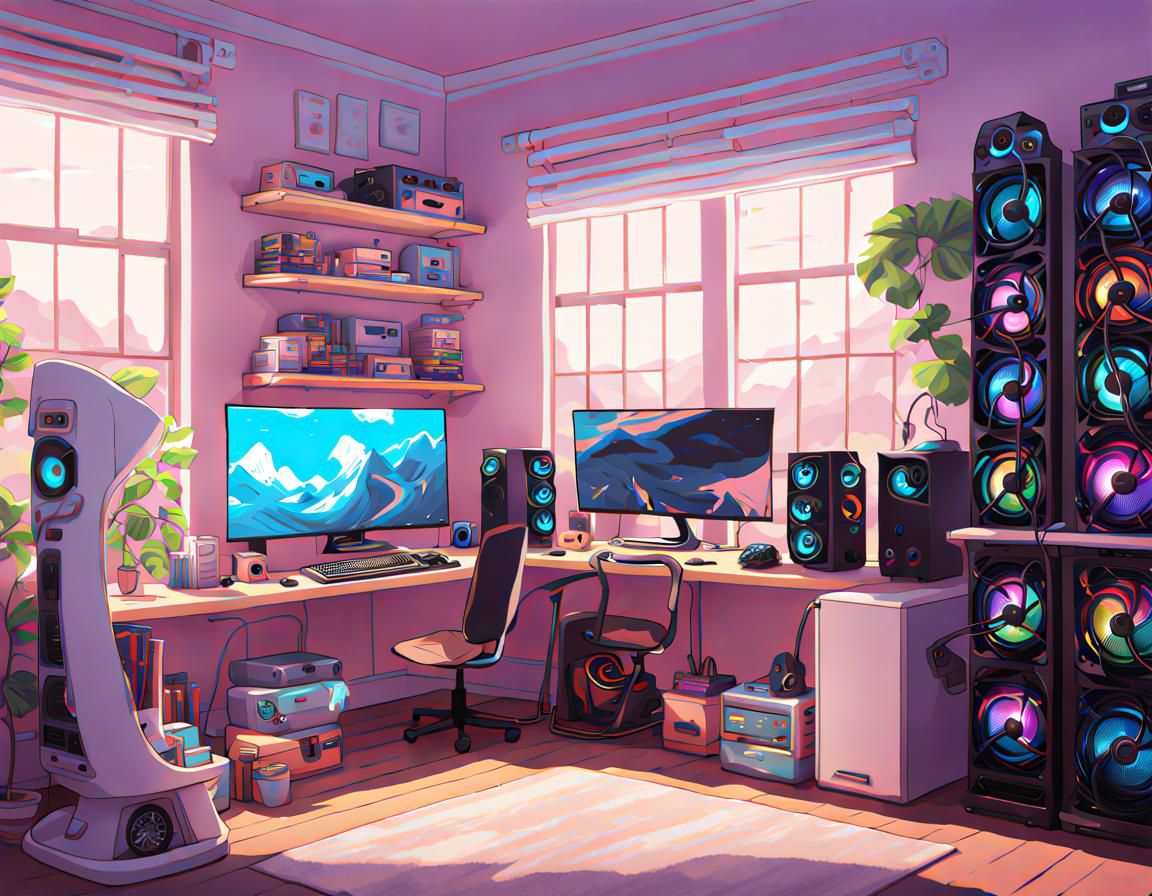 Gaming room - AI Generated Artwork - NightCafe Creator