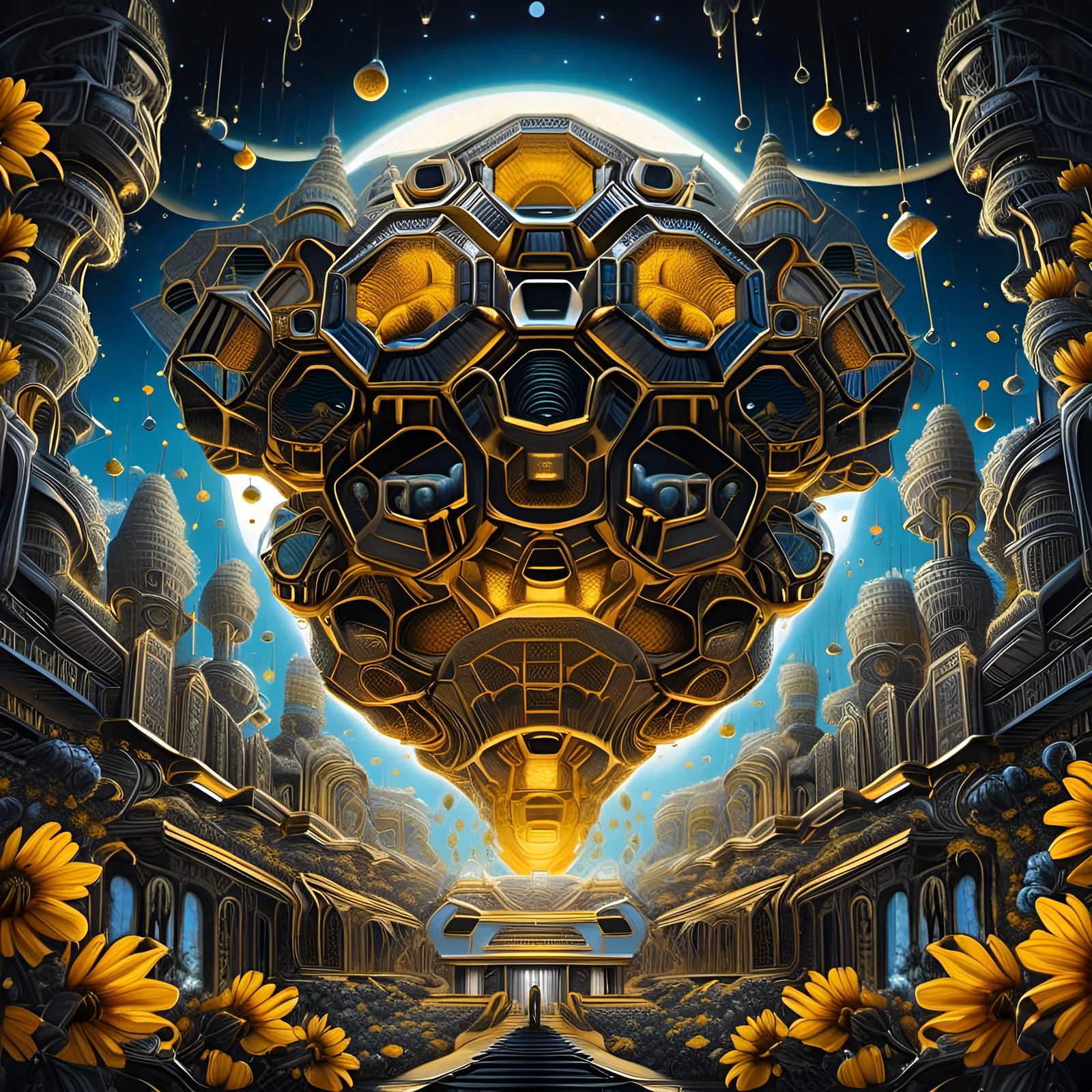 Hive mind - AI Generated Artwork - NightCafe Creator