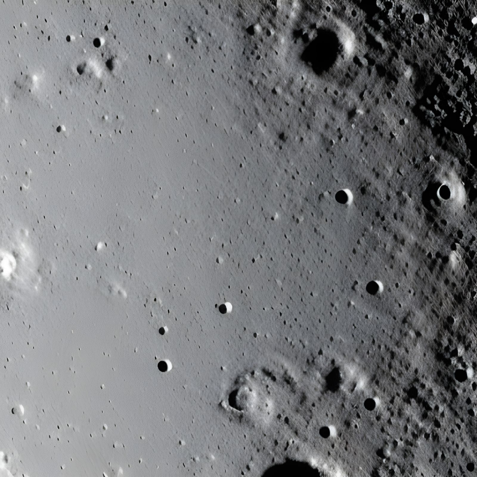 The Moon has Very Deep and Varied Craters can be seen , water ...