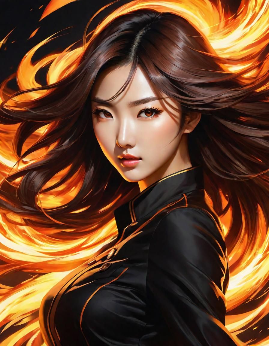 Flames. - AI Generated Artwork - NightCafe Creator