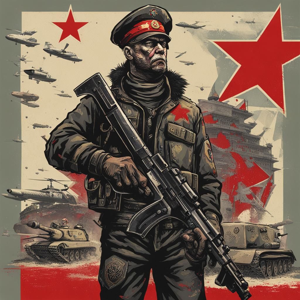 Flesh punk Soviet - AI Generated Artwork - NightCafe Creator