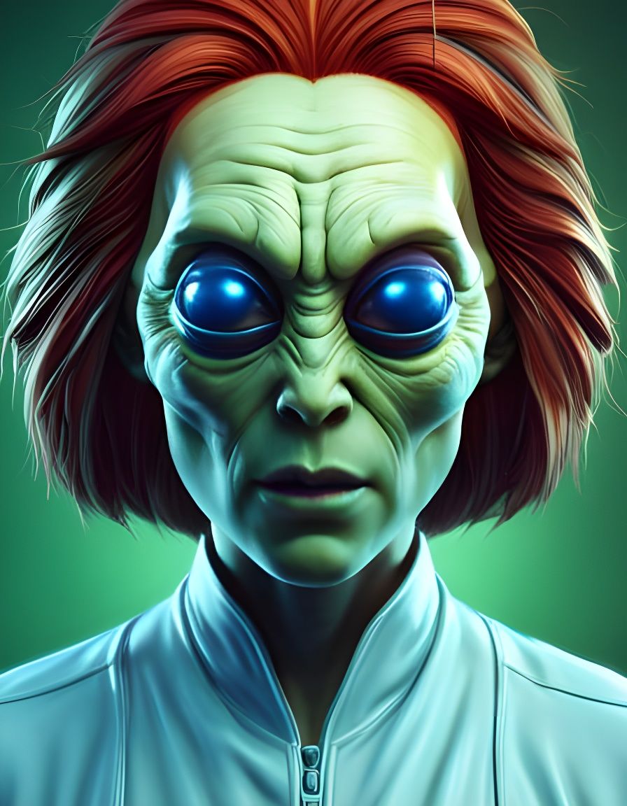 Alien Scientist - AI Generated Artwork - NightCafe Creator