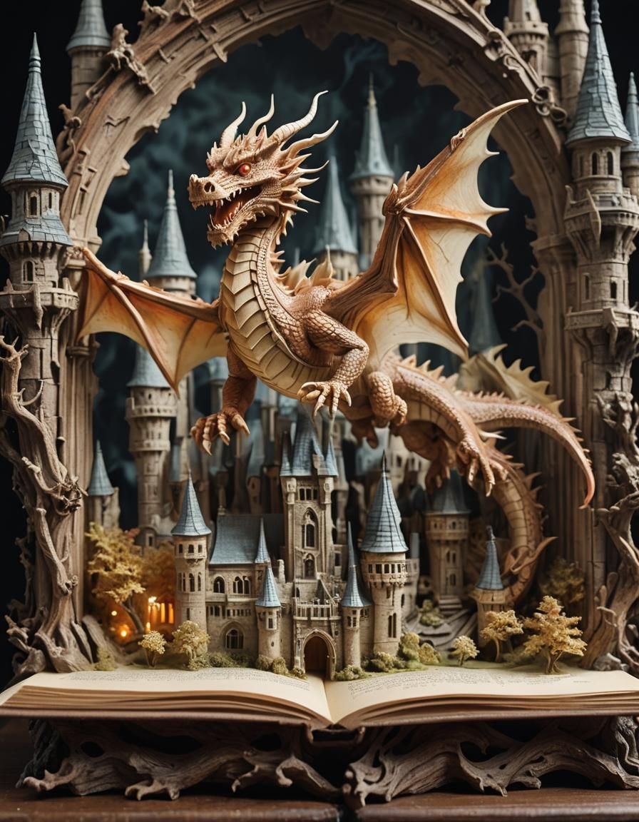 Miniature Dragon 6 - AI Generated Artwork - NightCafe Creator