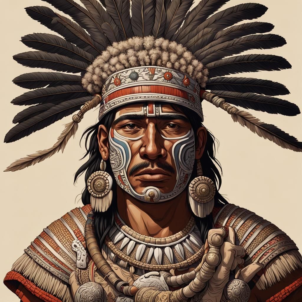 Aztec General (Gunpowder Age) - AI Generated Artwork - NightCafe Creator