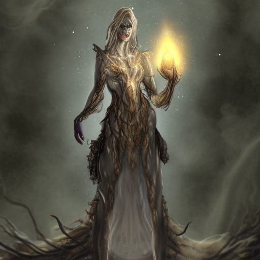 ghosts astral light dust elemental ethereal post-apocalyptic - AI ...