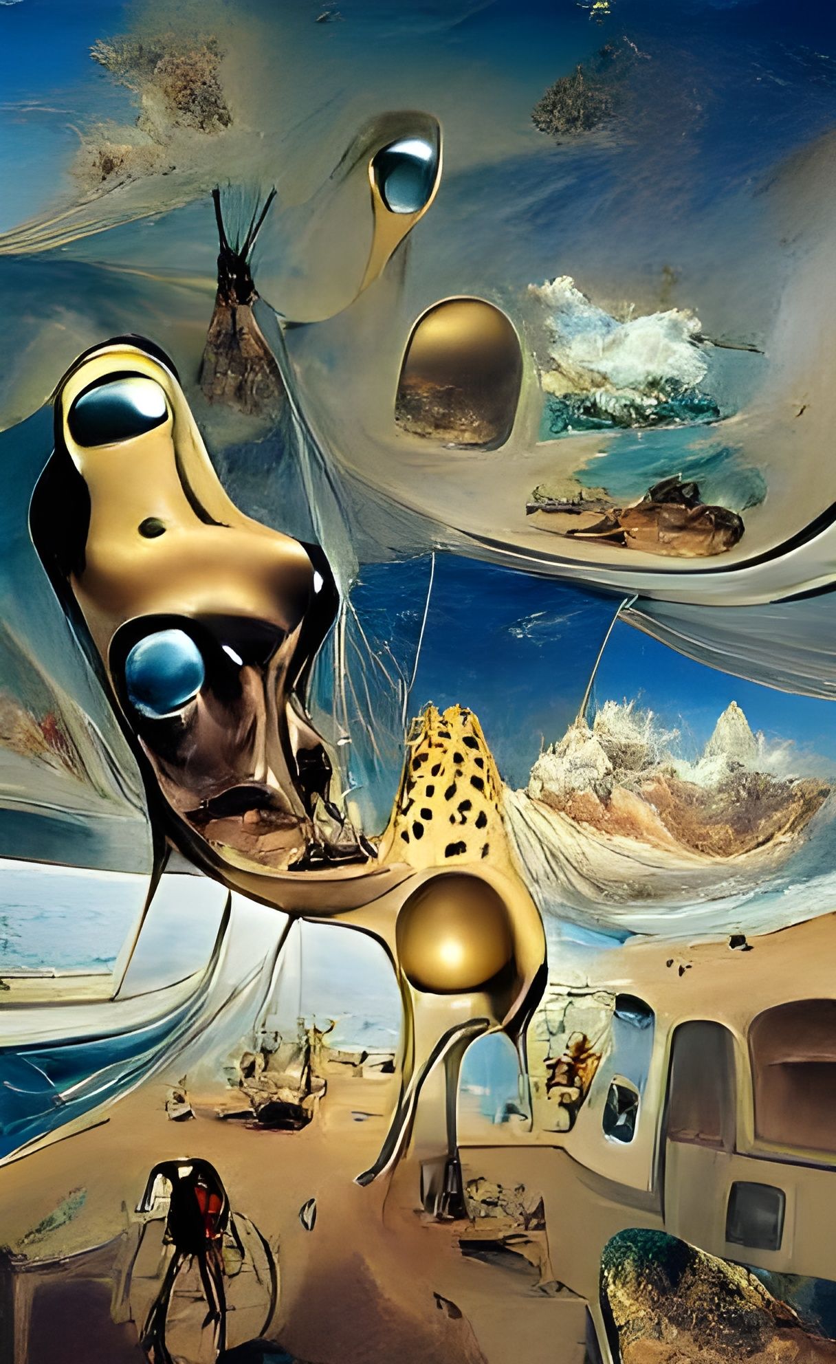 Space Travel in a Salvador Dali universe - AI Generated Artwork ...