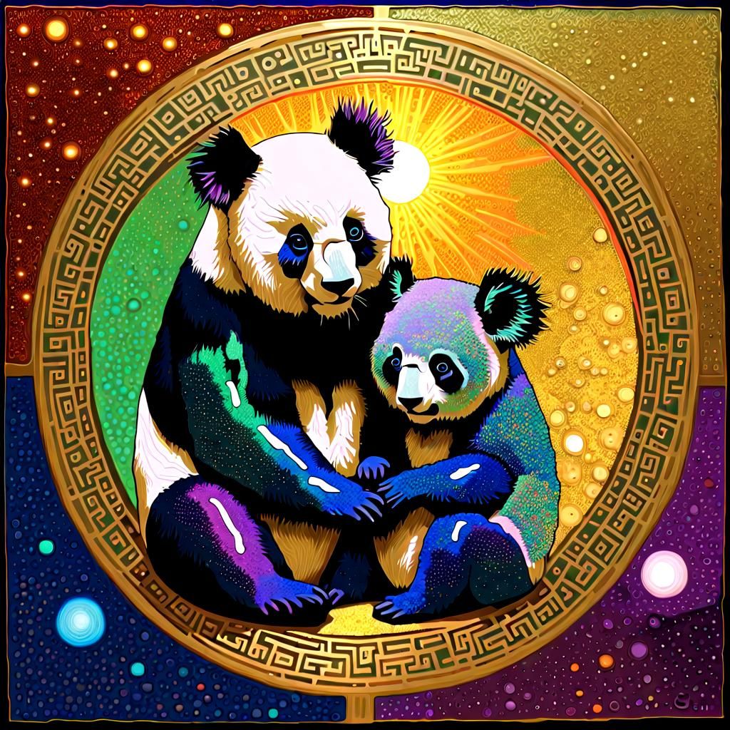 Panda and Koala as ancient Greek philosophers | by Android Jones, by ...
