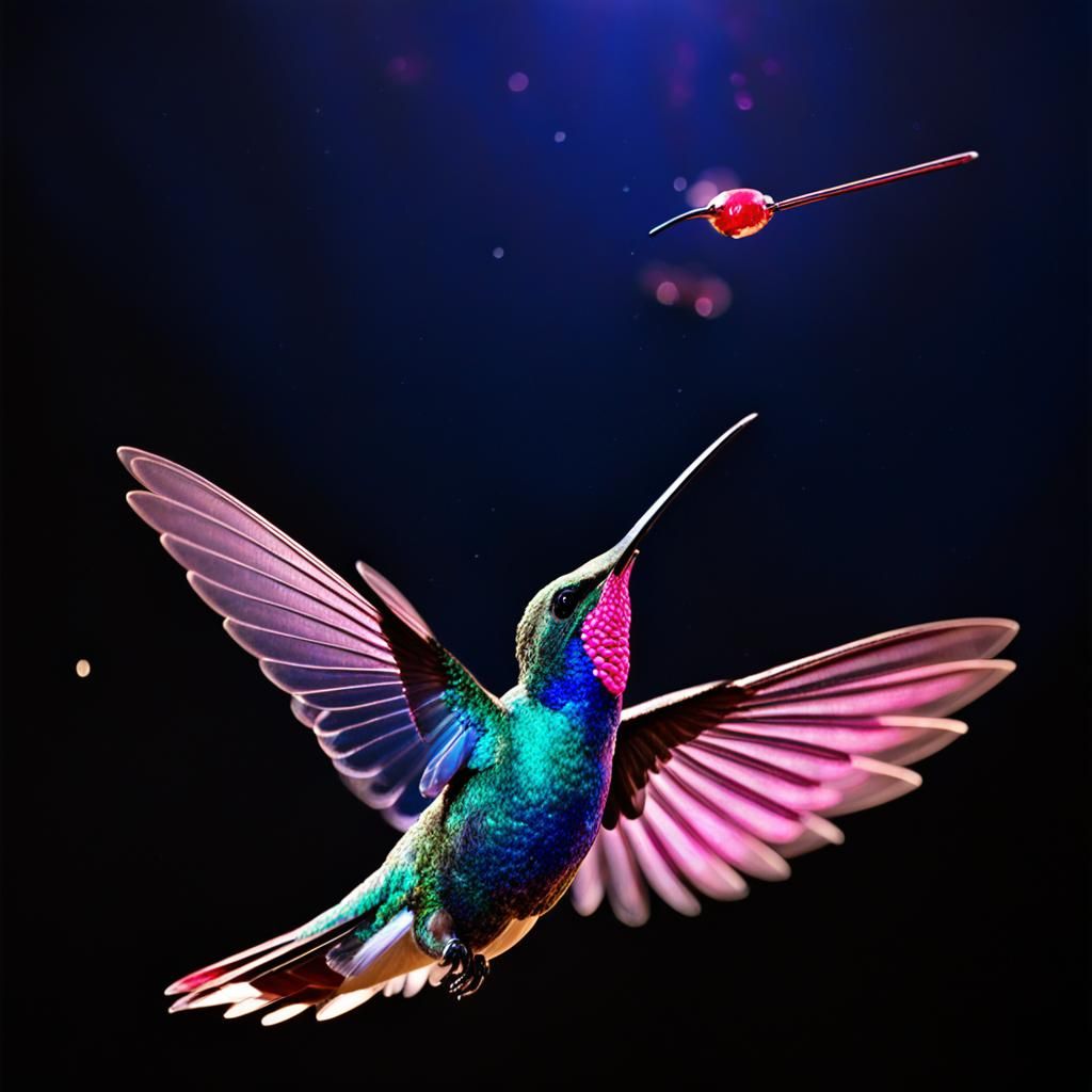 Hummingbird - AI Generated Artwork - NightCafe Creator