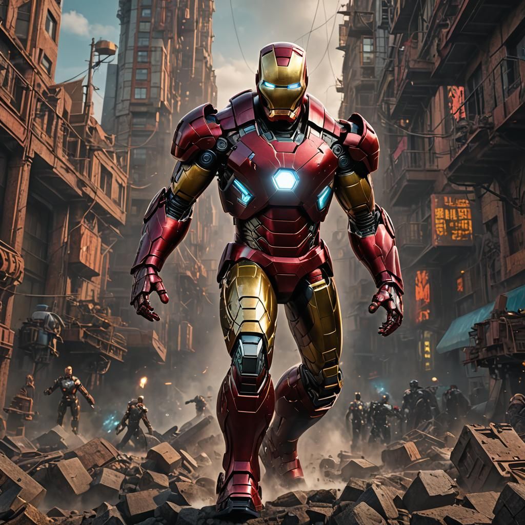 iron man; marvel - AI Generated Artwork - NightCafe Creator