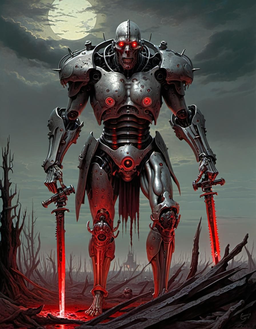 Killing Machine - AI Generated Artwork - NightCafe Creator