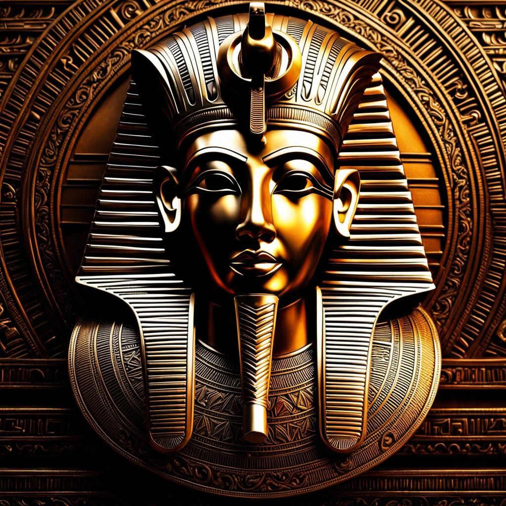 Mask of Ra the Sun God - AI Generated Artwork - NightCafe Creator