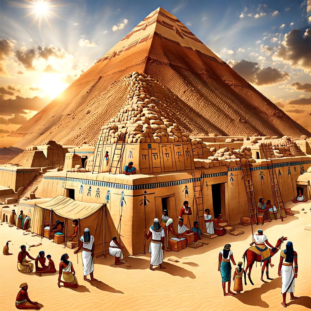 Ancient Egypt Life - AI Generated Artwork - NightCafe Creator