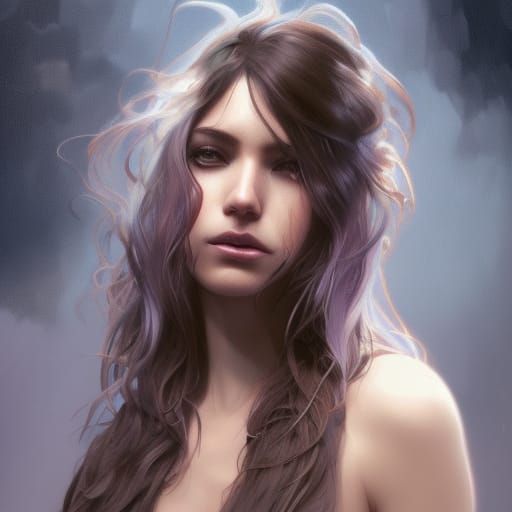 Messy Hair - AI Generated Artwork - NightCafe Creator