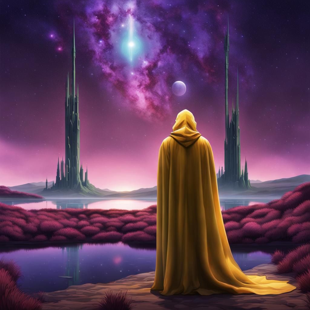 The King in Yellow in Carcosa - AI Generated Artwork - NightCafe Creator