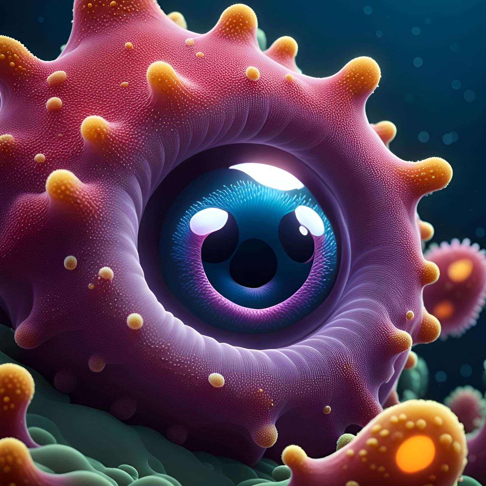 Microscopically Adorable #2 - AI Generated Artwork - NightCafe Creator