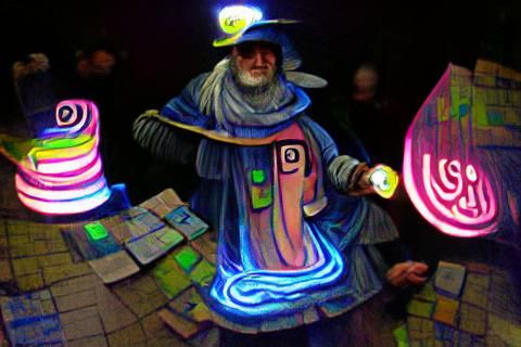 Light Wizard - AI Generated Artwork - NightCafe Creator