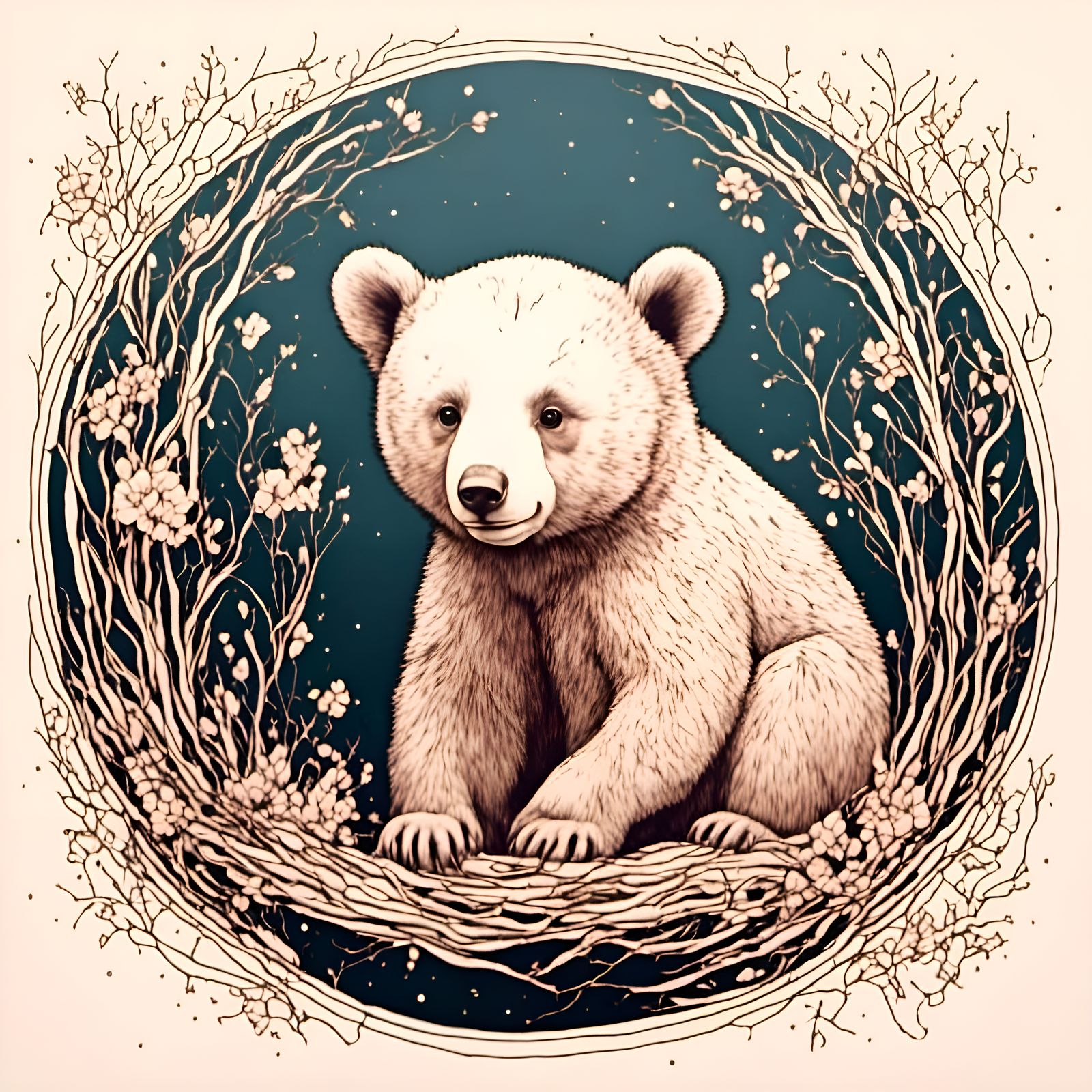 Night Bear - AI Generated Artwork - NightCafe Creator