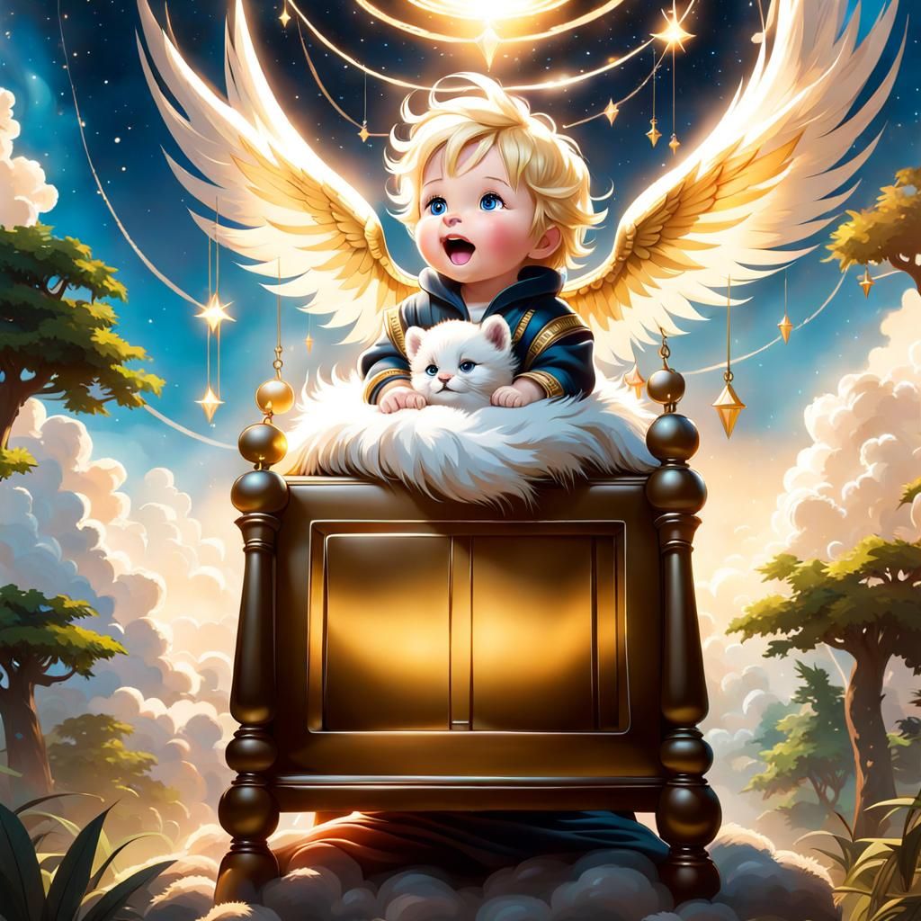 Demigod Boy & his pet - AI Generated Artwork - NightCafe Creator