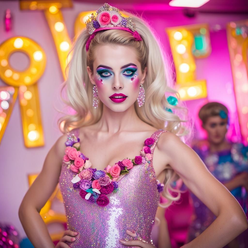 80's beauty pageant contestant - AI Generated Artwork - NightCafe Creator