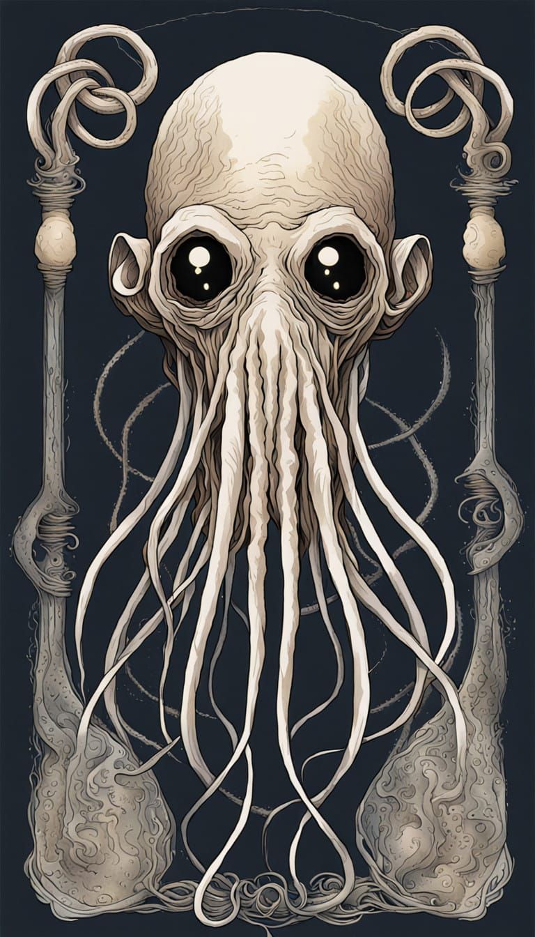 The Ood - The Ood as Eerie Tarot Card Subjects
