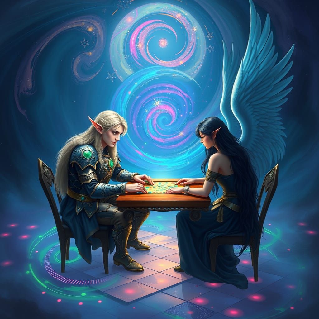 Playing Scrabble With My Elf King - Regal Elven King Plays S...