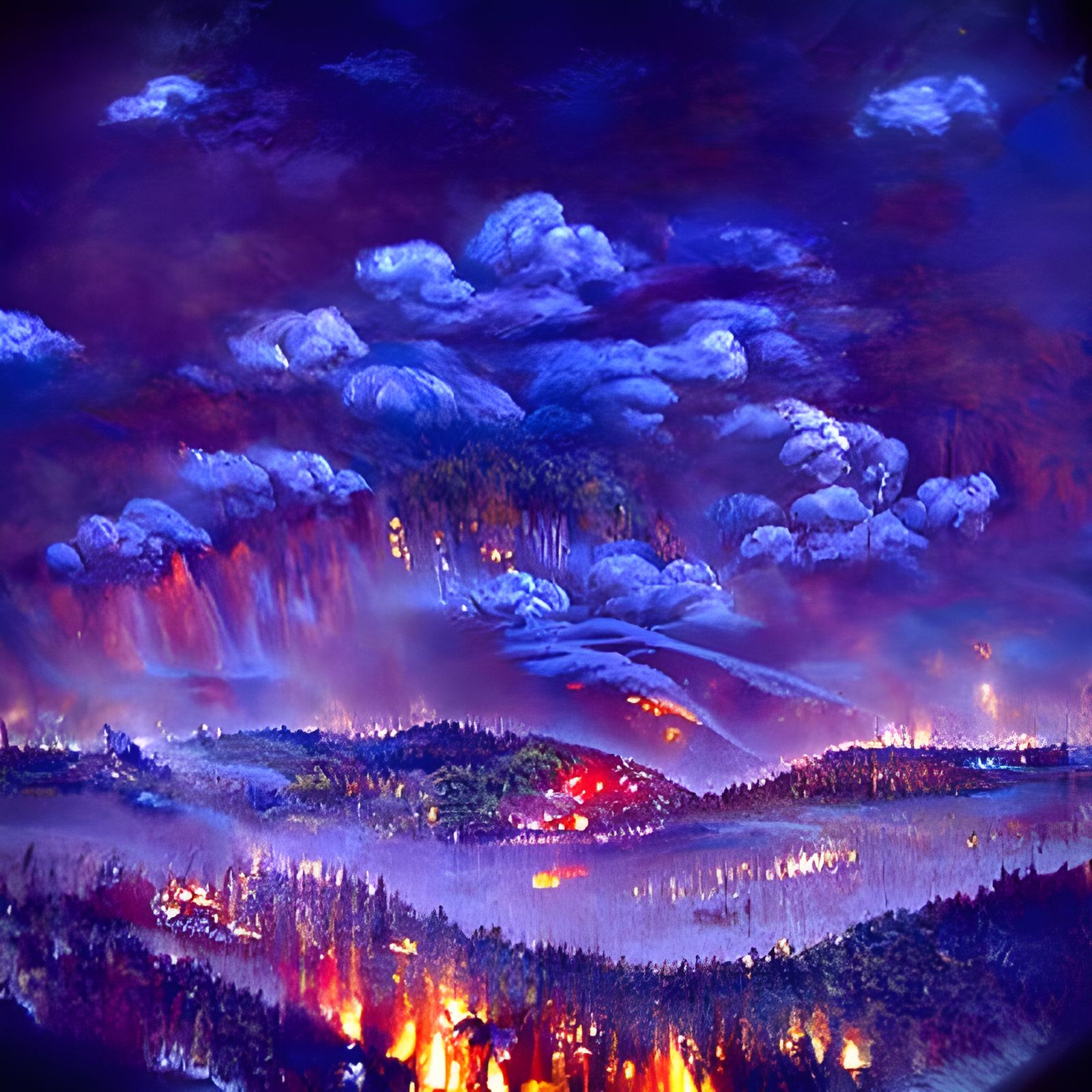 Acid rain - AI Generated Artwork - NightCafe Creator