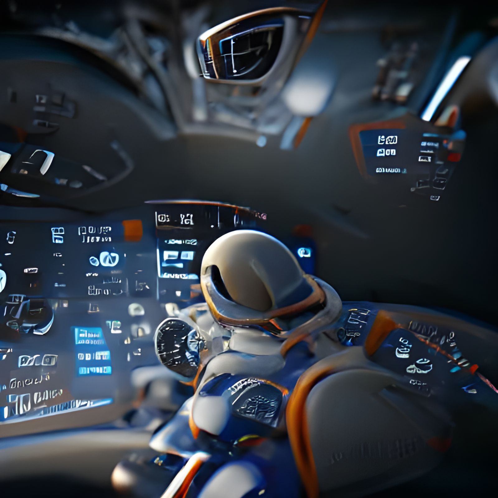 Astronaut in cockpit 8k resolution polished Unreal Engine - AI ...
