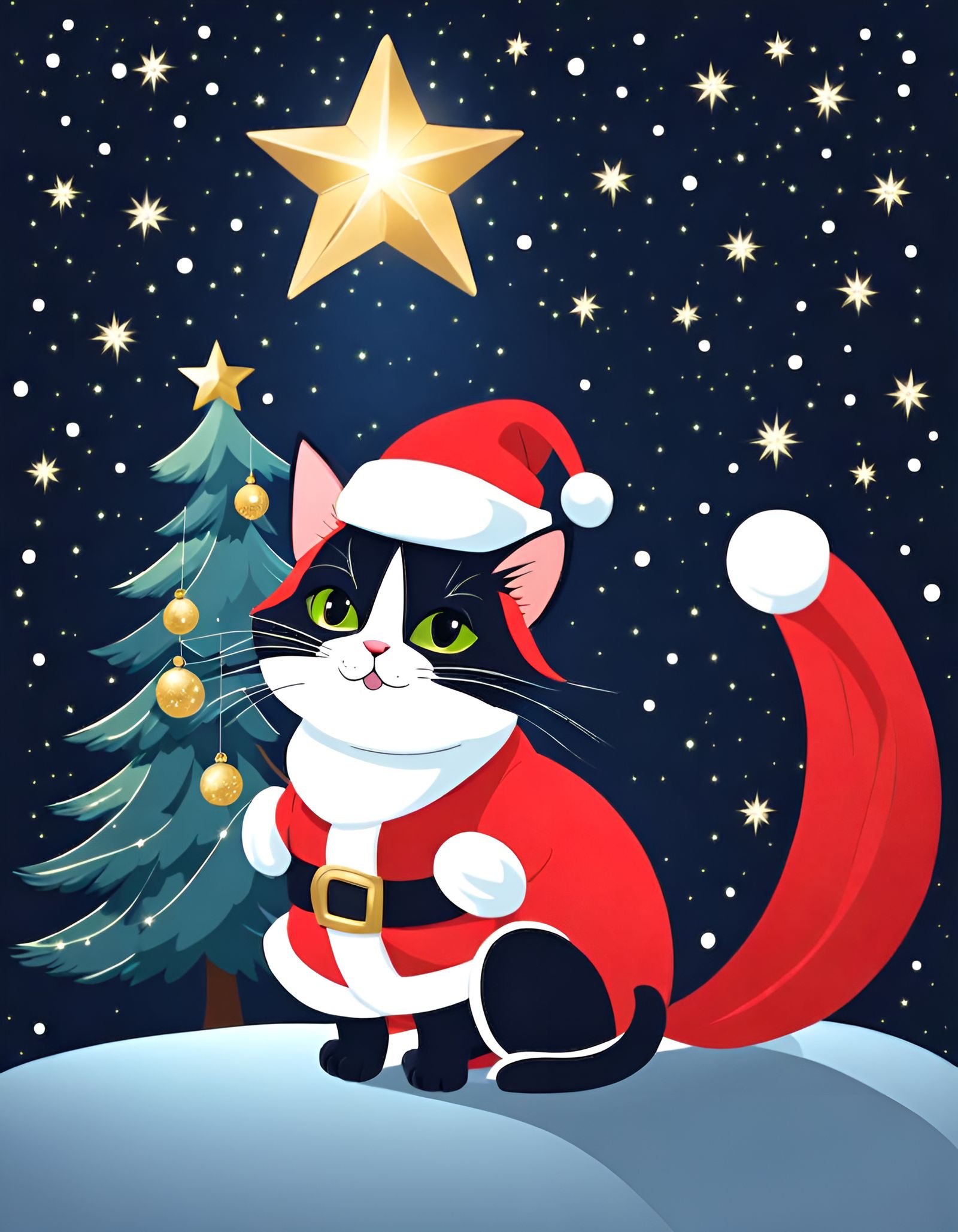Santa Claus Cats - AI Generated Artwork - NightCafe Creator