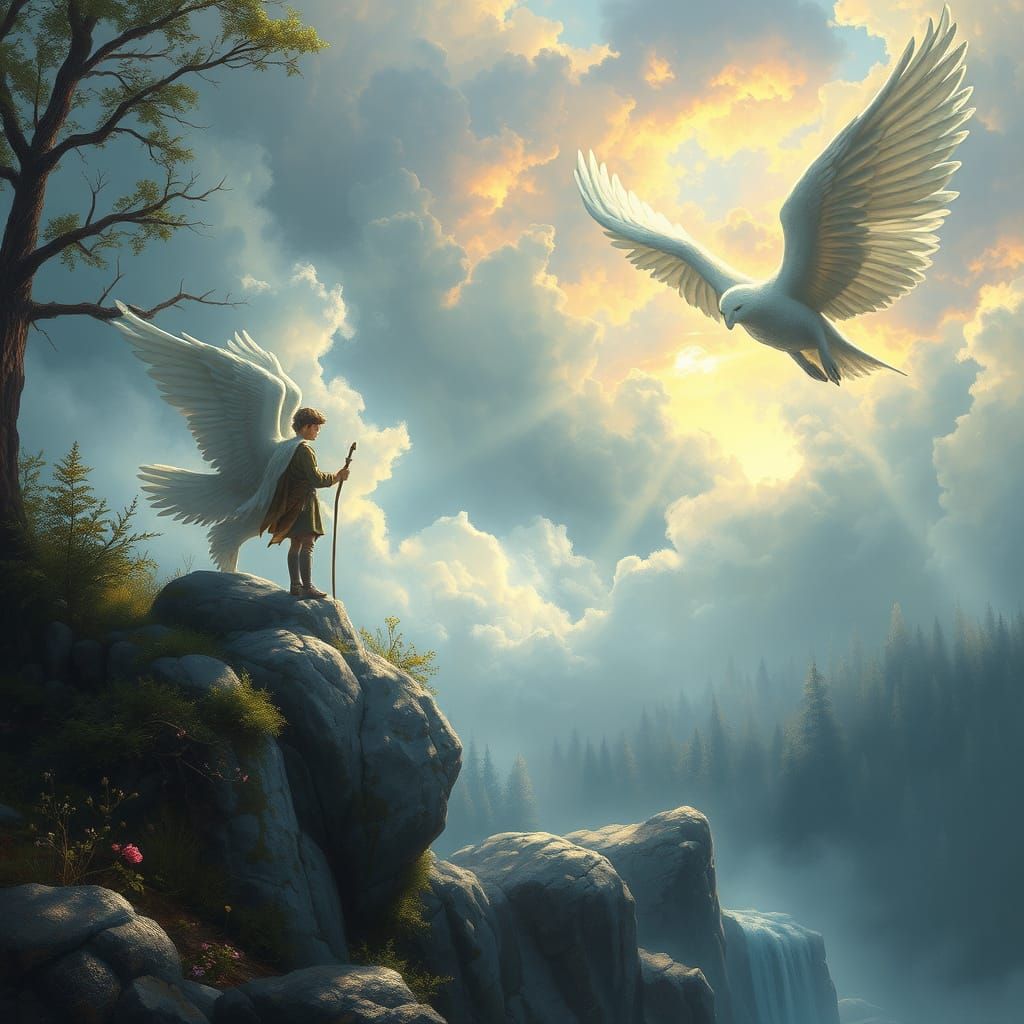 The Lord will rescue you. - A Guardian Angel Surrounds a De...